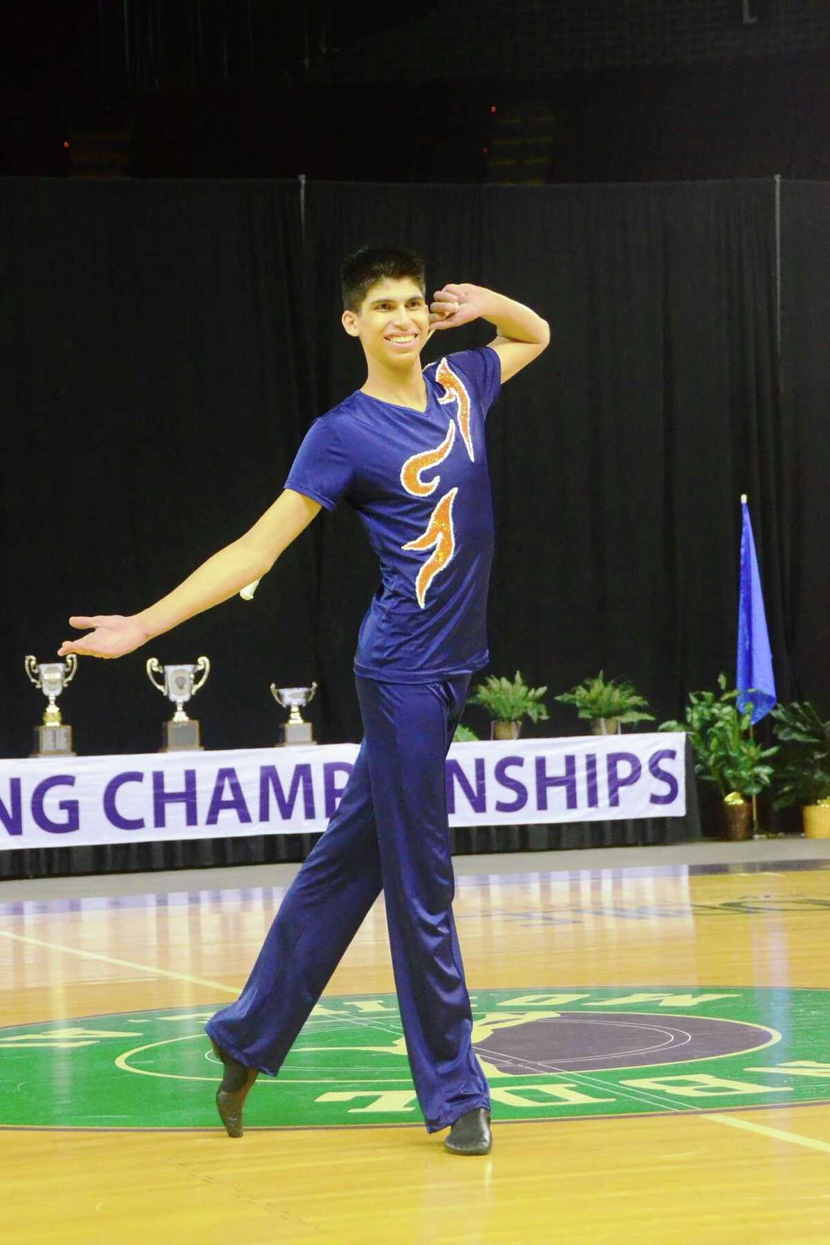 UTSA’s first male twirler on U.S. championship team
