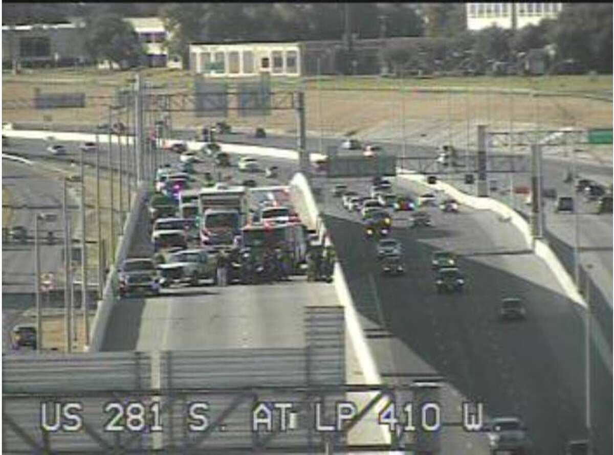 Major accident closes US 281 South exit ramp to 410 west
