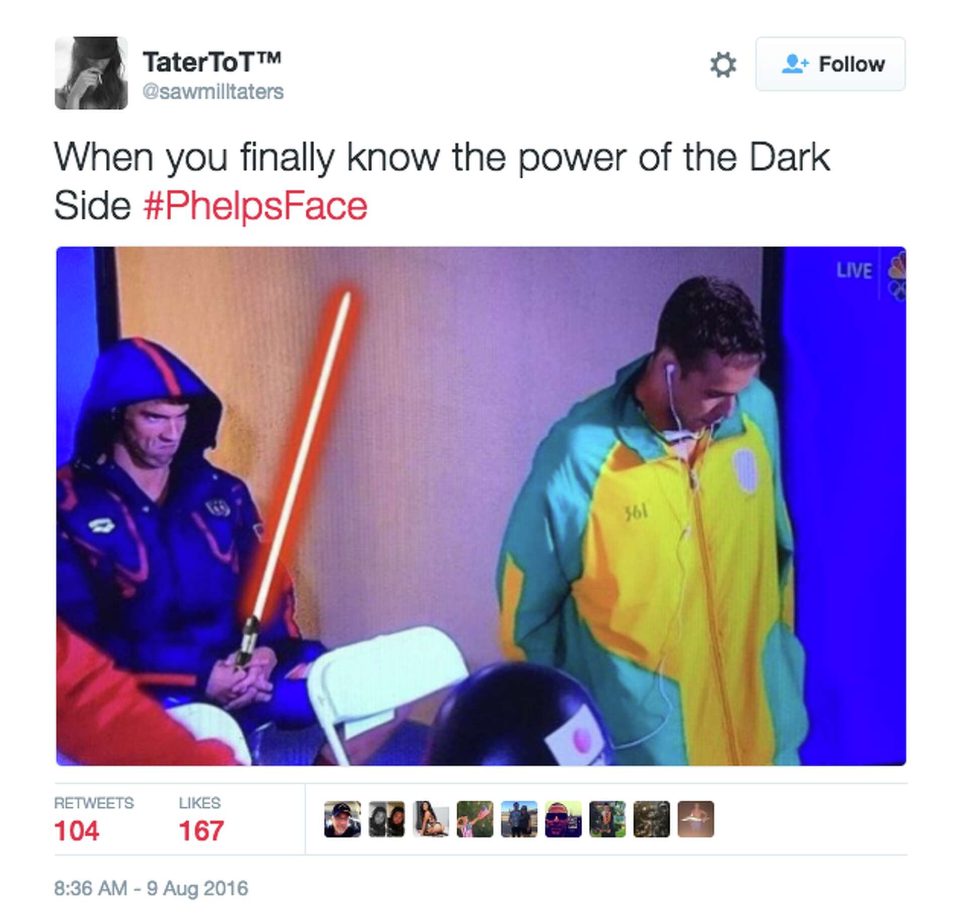 Michael Phelps' death glare is the internet's new greatest meme