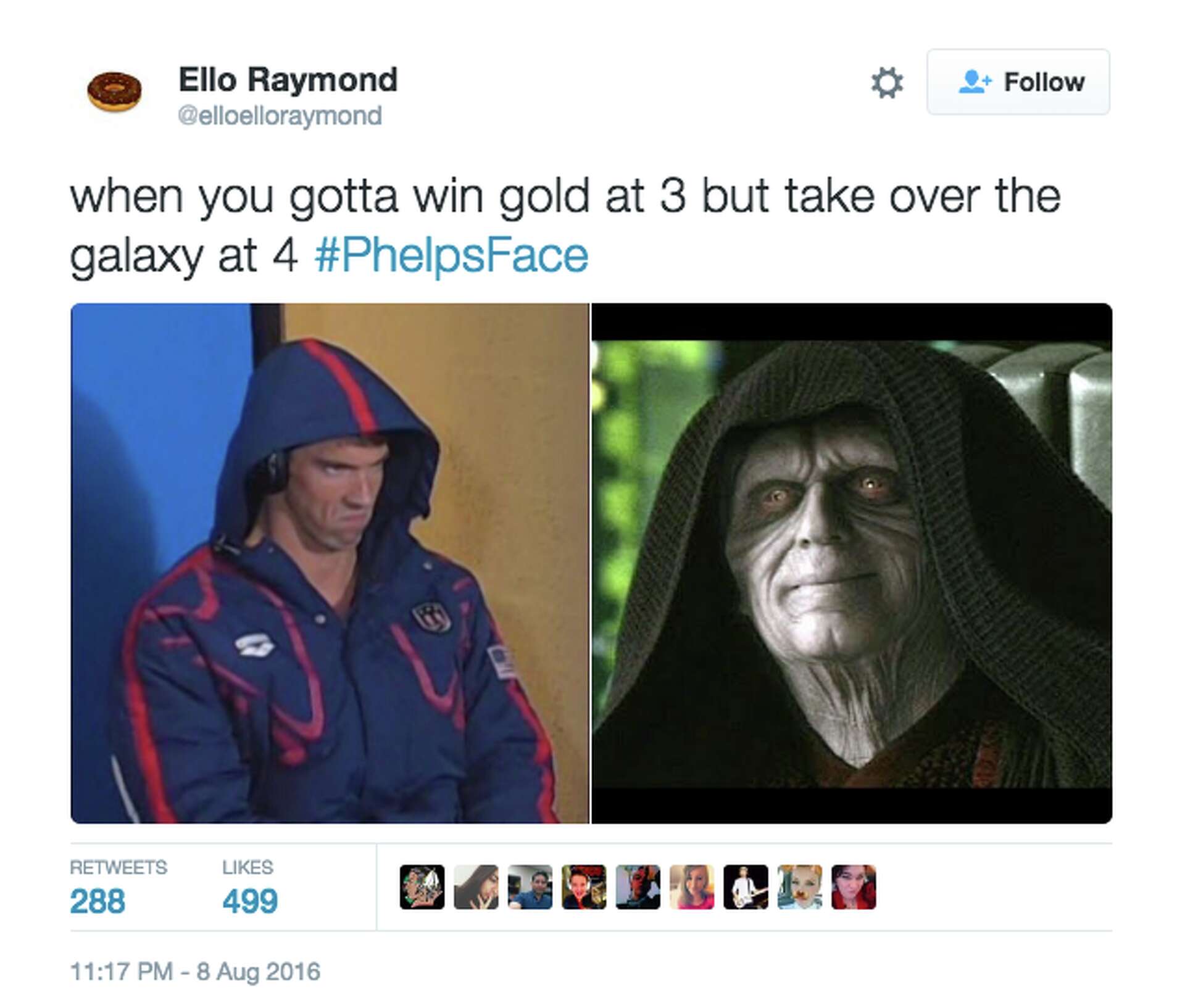 Michael Phelps' death glare is the internet's new greatest meme
