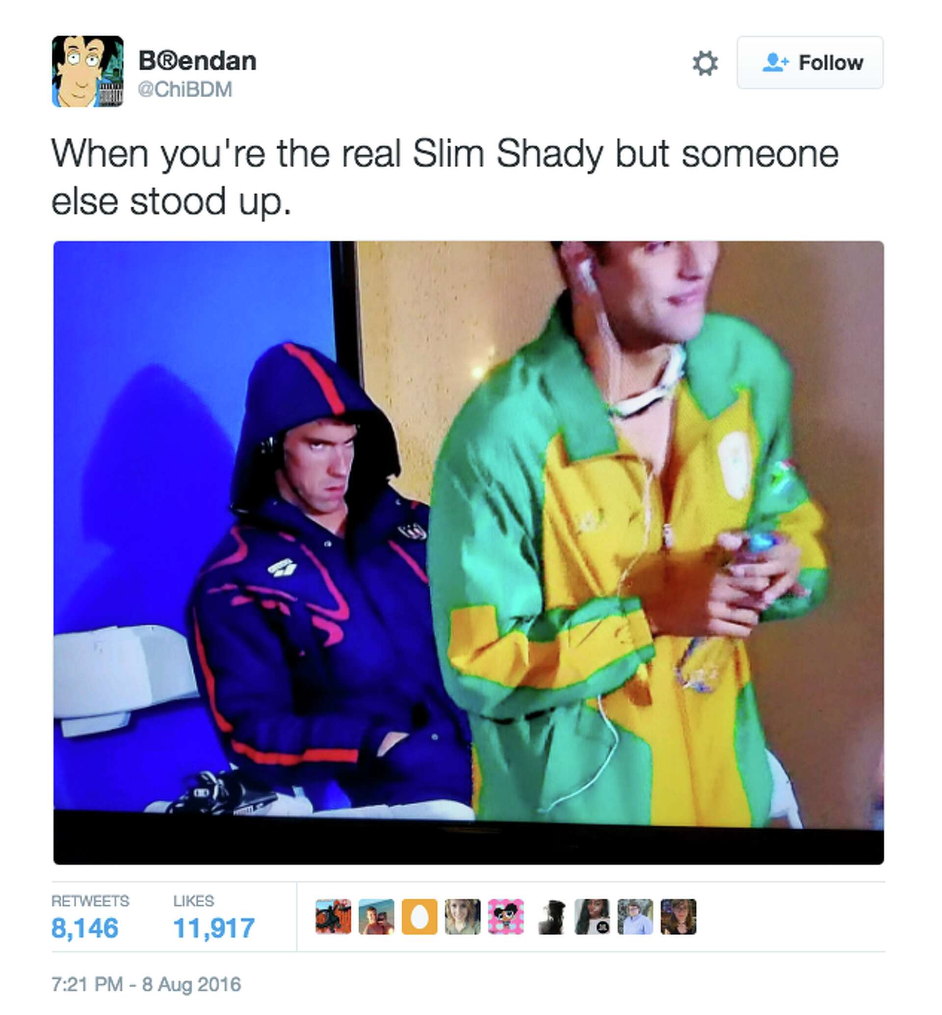Michael Phelps' death glare is the internet's new greatest meme