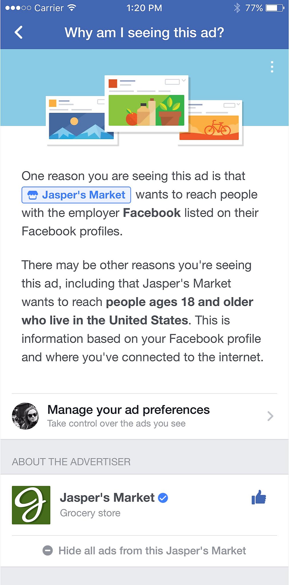 Facebook blocks the ad blockers