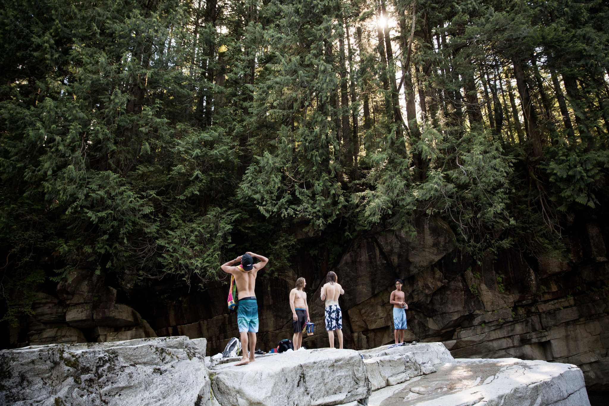 Eagle Falls a hot spot to cool off