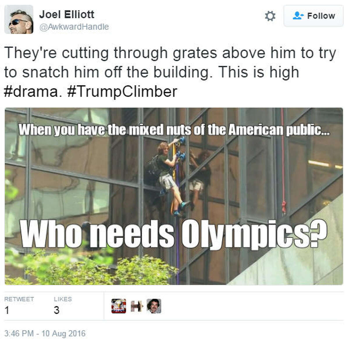 Man who climbed Trump Tower inspires epic memes
