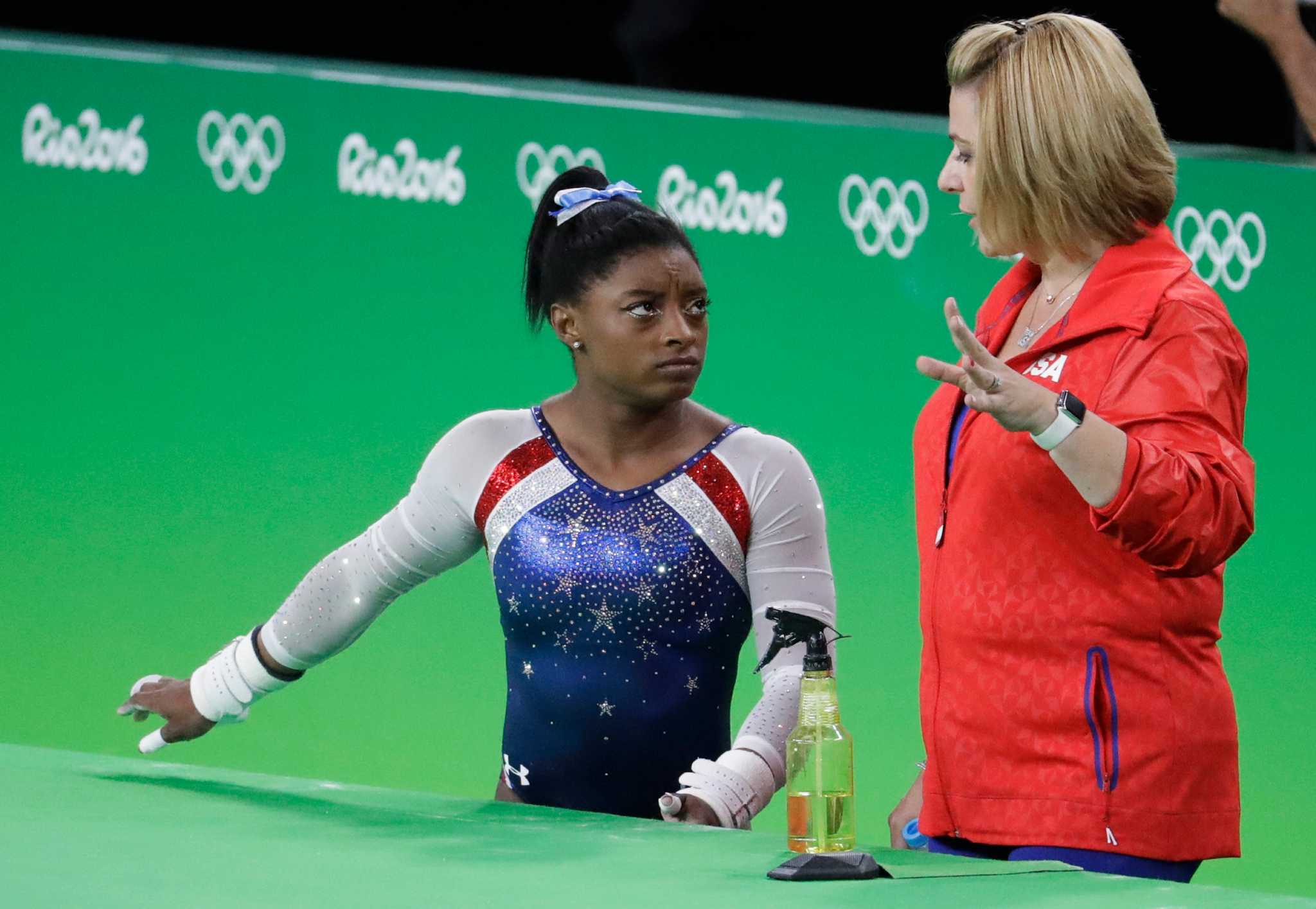 Gymnastics coaches Aimee Boorman, Kim Zmeskal-Burdette honored