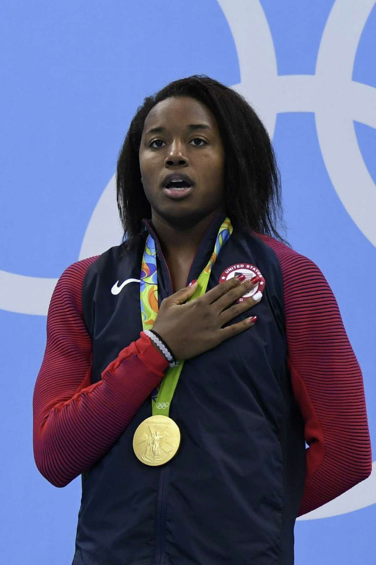 Stanford swimmer Simone Manuel makes Olympic history