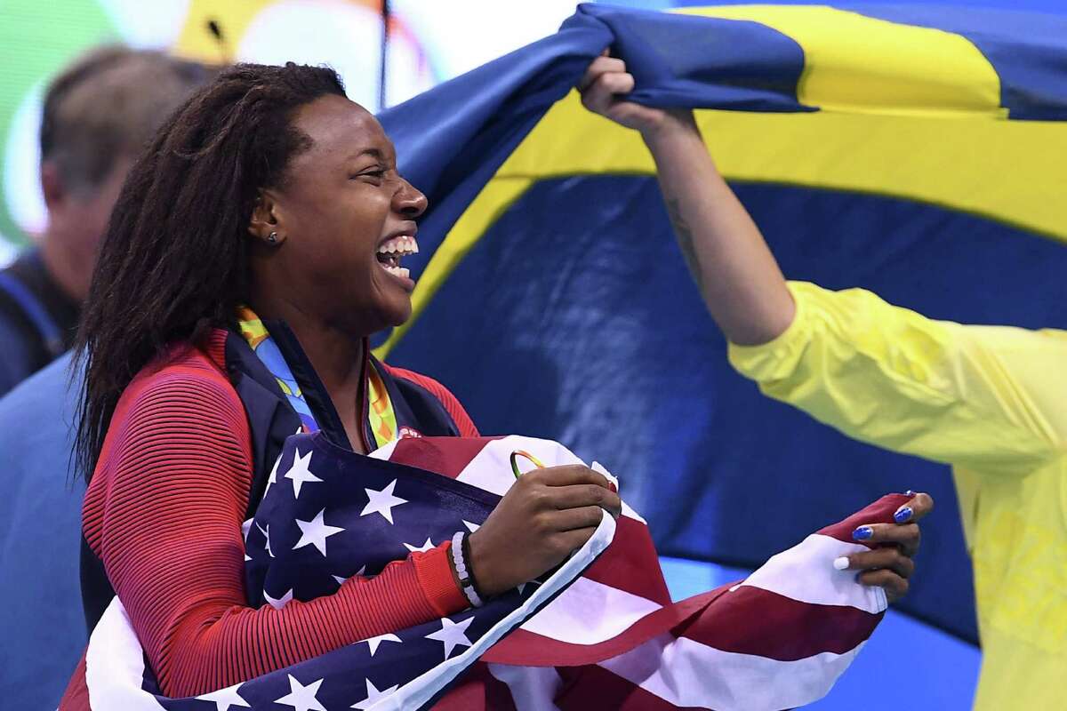Stanford swimmer Simone Manuel makes Olympic history