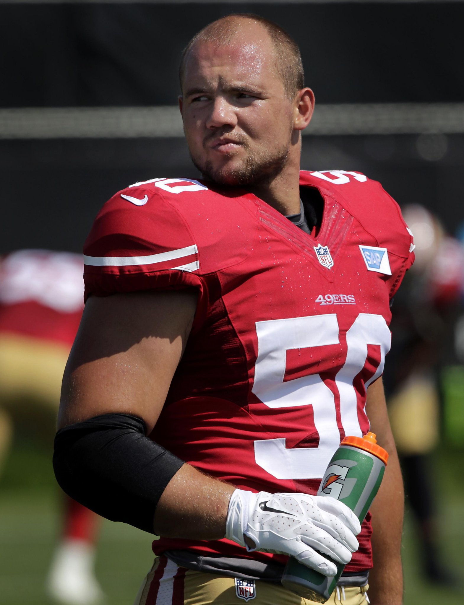 Ex-49er Borland running to help ex-NFL players