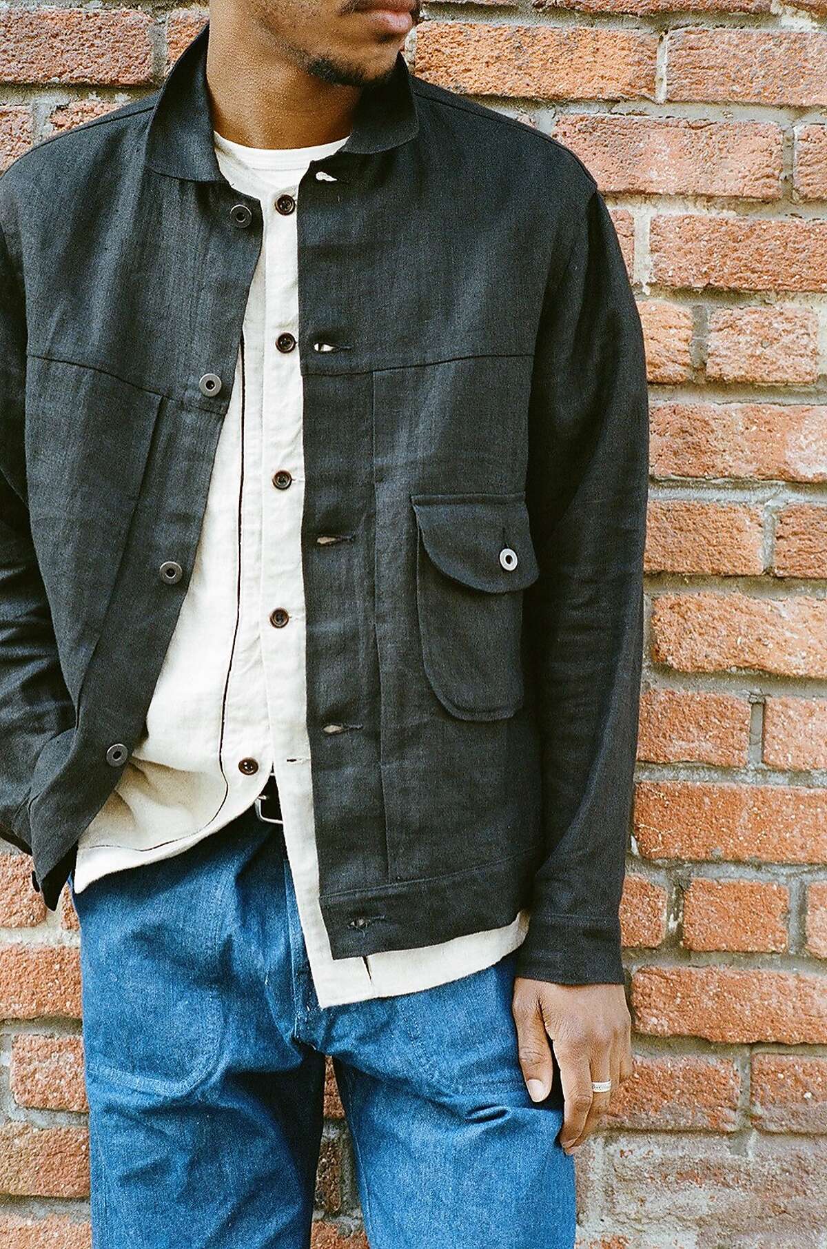 Designer Evan Kinori gets down to work with durable clothing