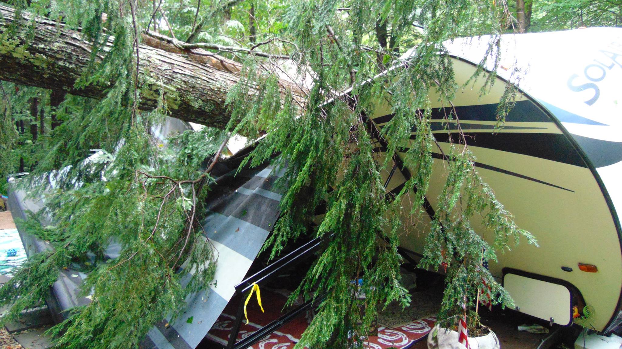 Photos: Aftermath of microburst at Fulton County campground