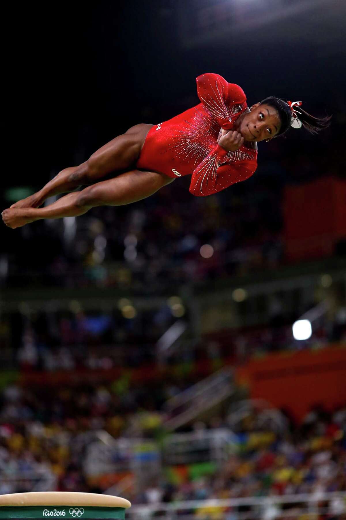 Simone Biles captures gold medal in vault in Rio