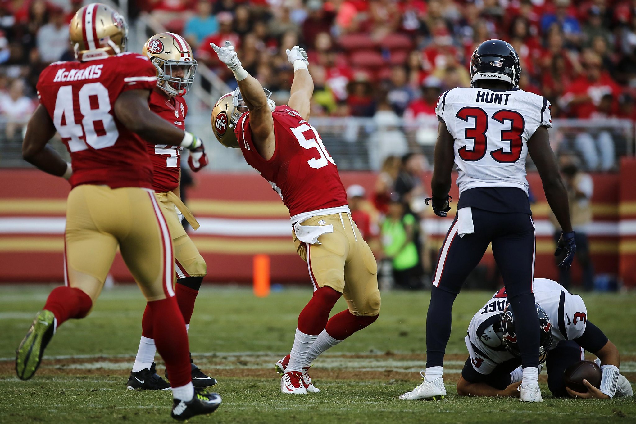 49ers’ Andrew Tiller back to starting after Anthony Davis’ absence