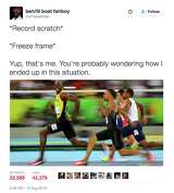 Usain Bolt's famous photo turns into the internet's funniest meme