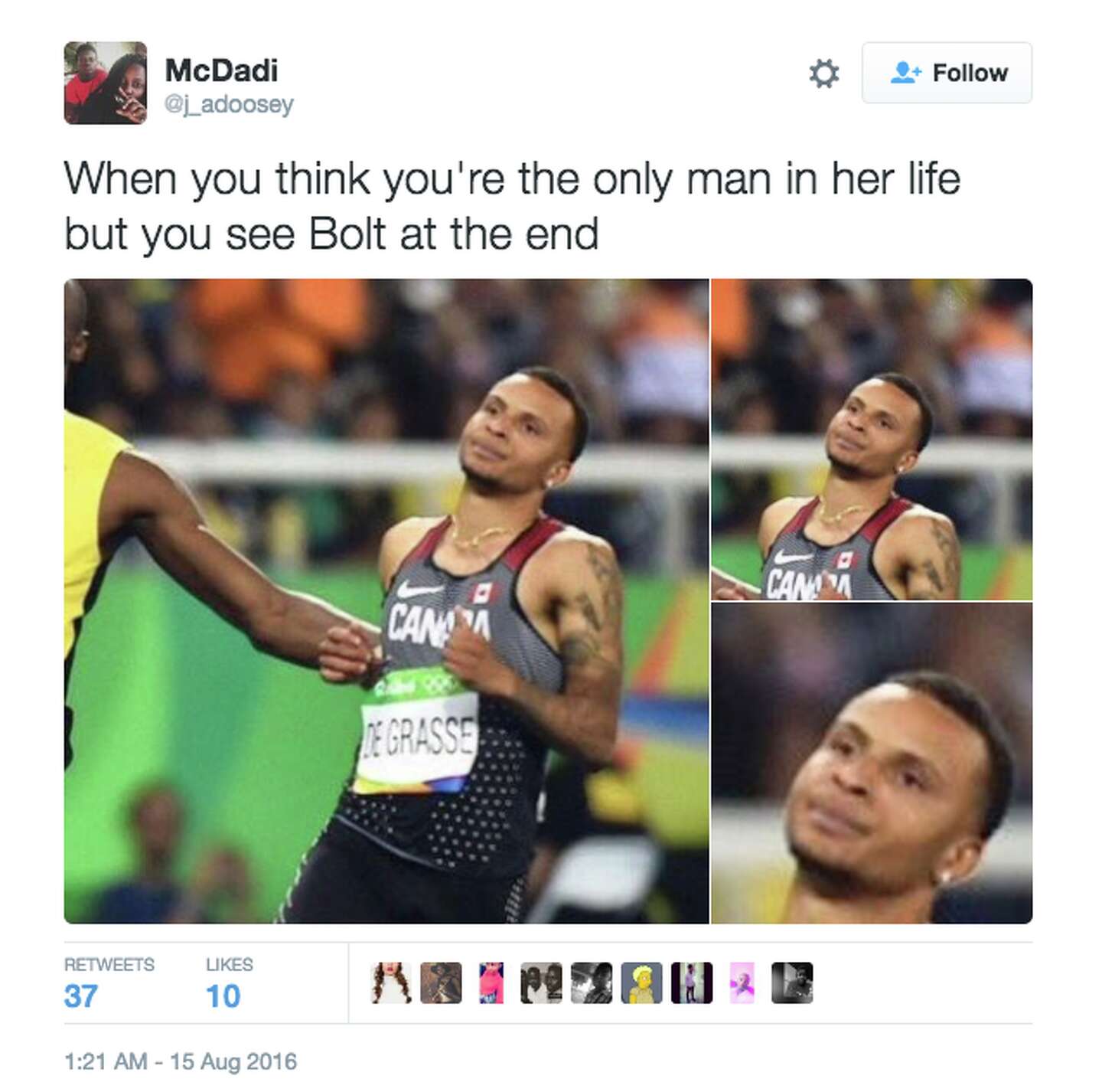 Usain Bolt's famous photo turns into the internet's funniest meme