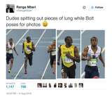 Usain Bolt's famous photo turns into the internet's funniest meme