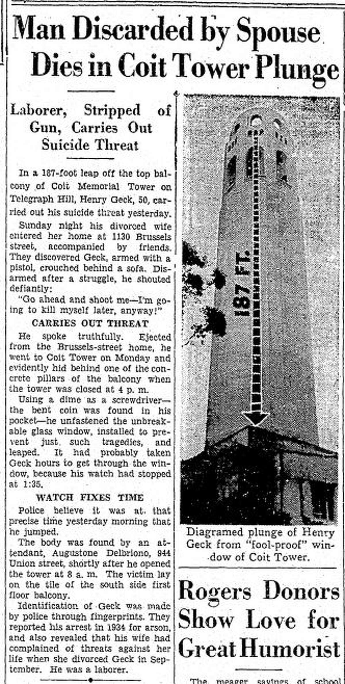 Coit Tower: Tales of murder, drag, and a small round apartment