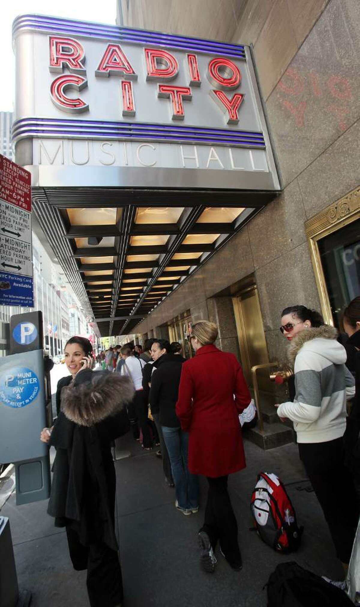 Auditions for the Radio City Rockettes