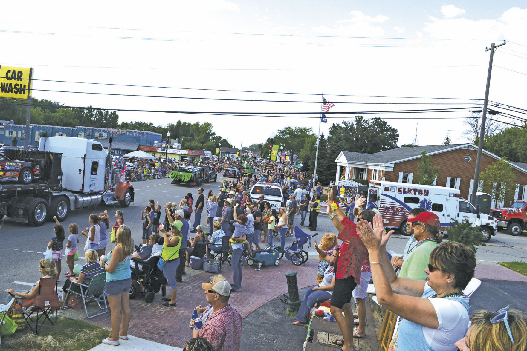 Parade of Fools makes its way through Caseville Wednesday