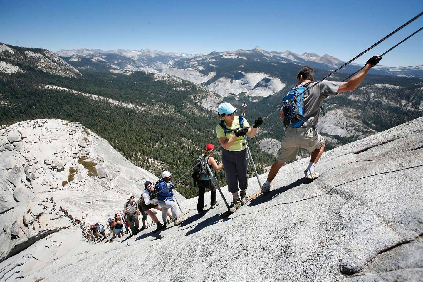 Yosemite’s Half Dome summit to reopen to hikers with cable installation