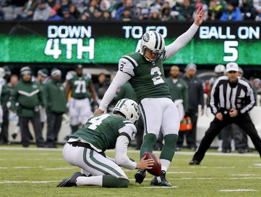 Folk facing challenge for Jets kicker job from rookie Martin