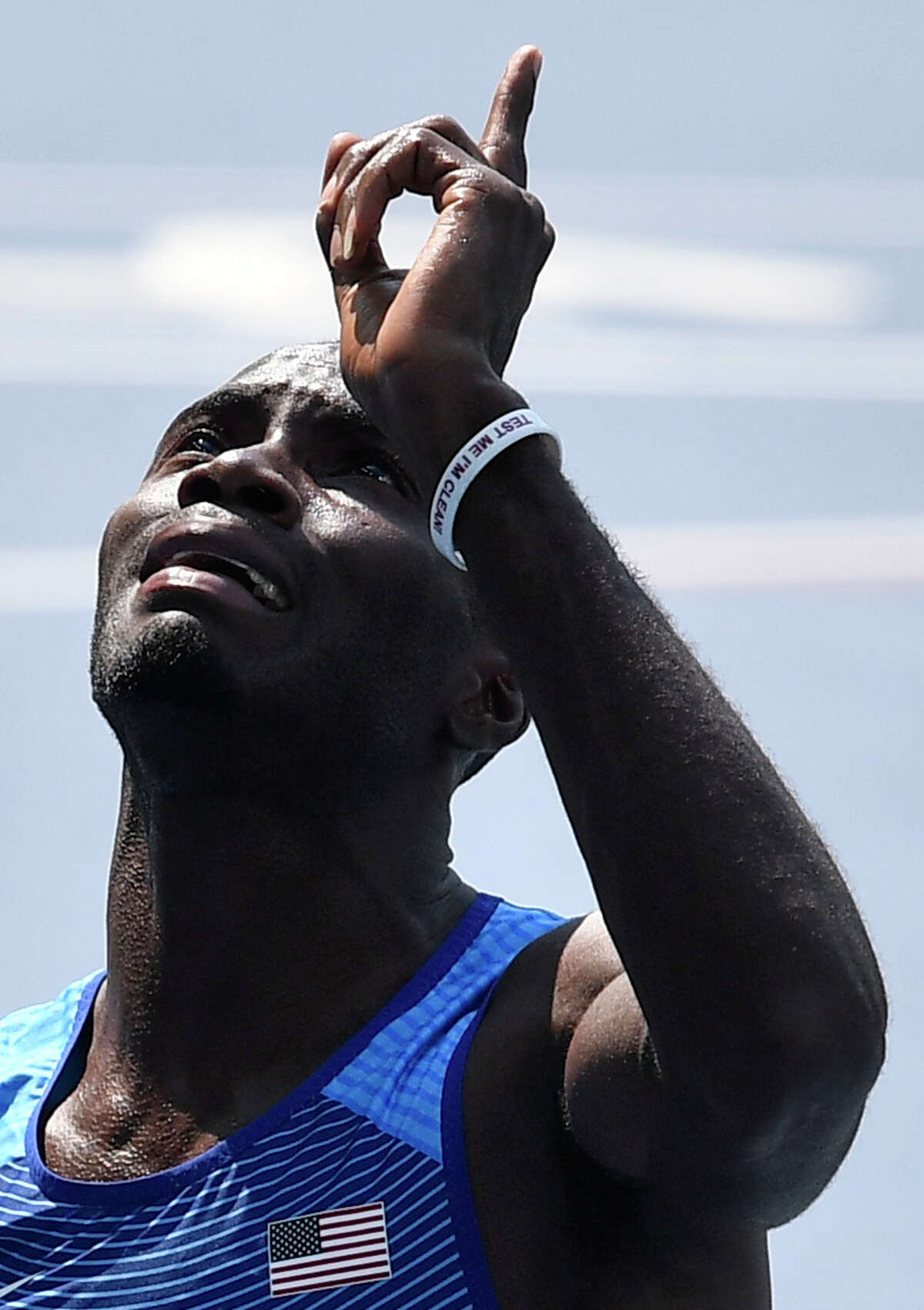 La Porte's Kerron Clement wins gold in 400 hurdles