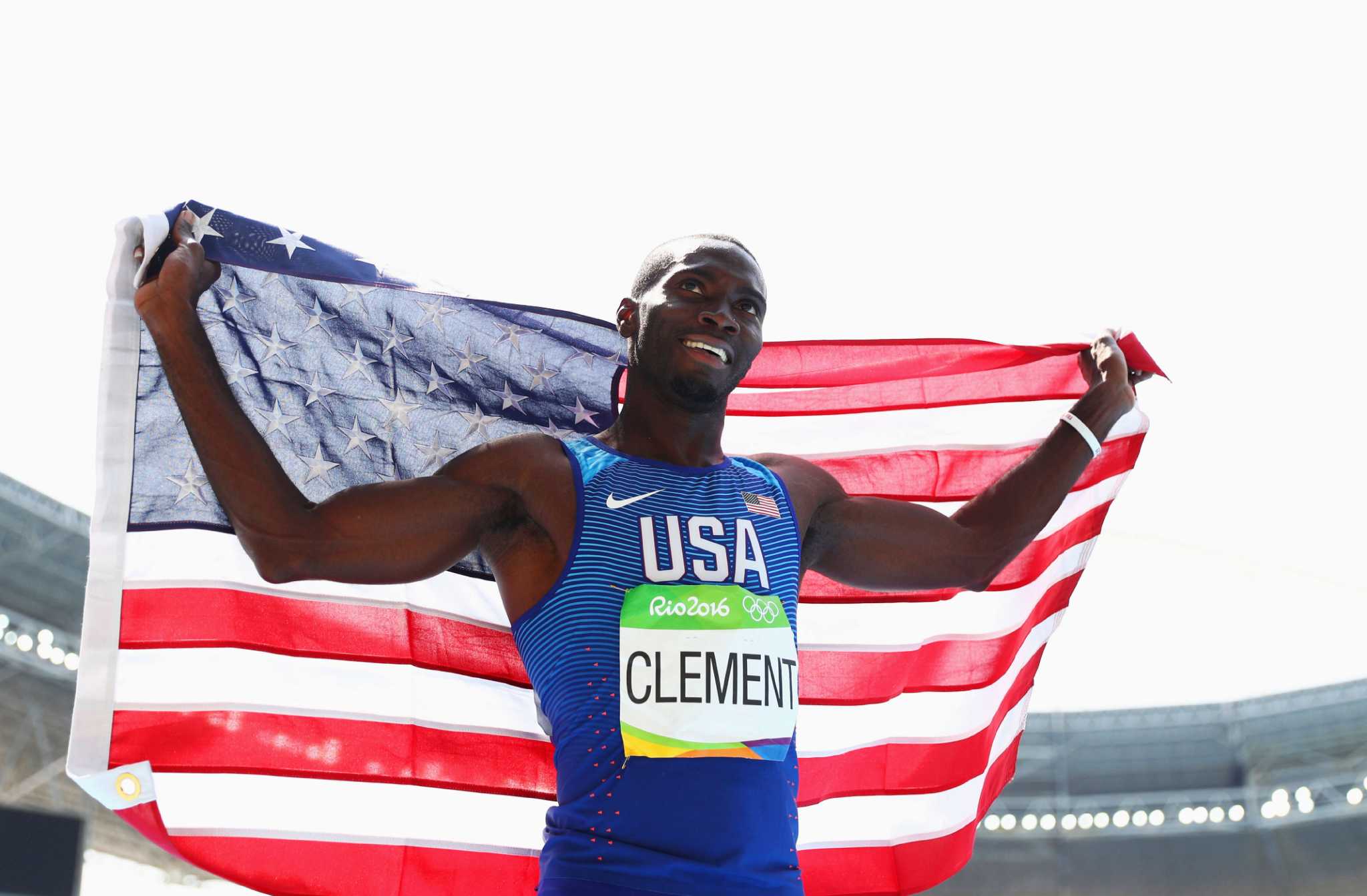 Kerron Clement, of La Porte, wins gold medal at 30