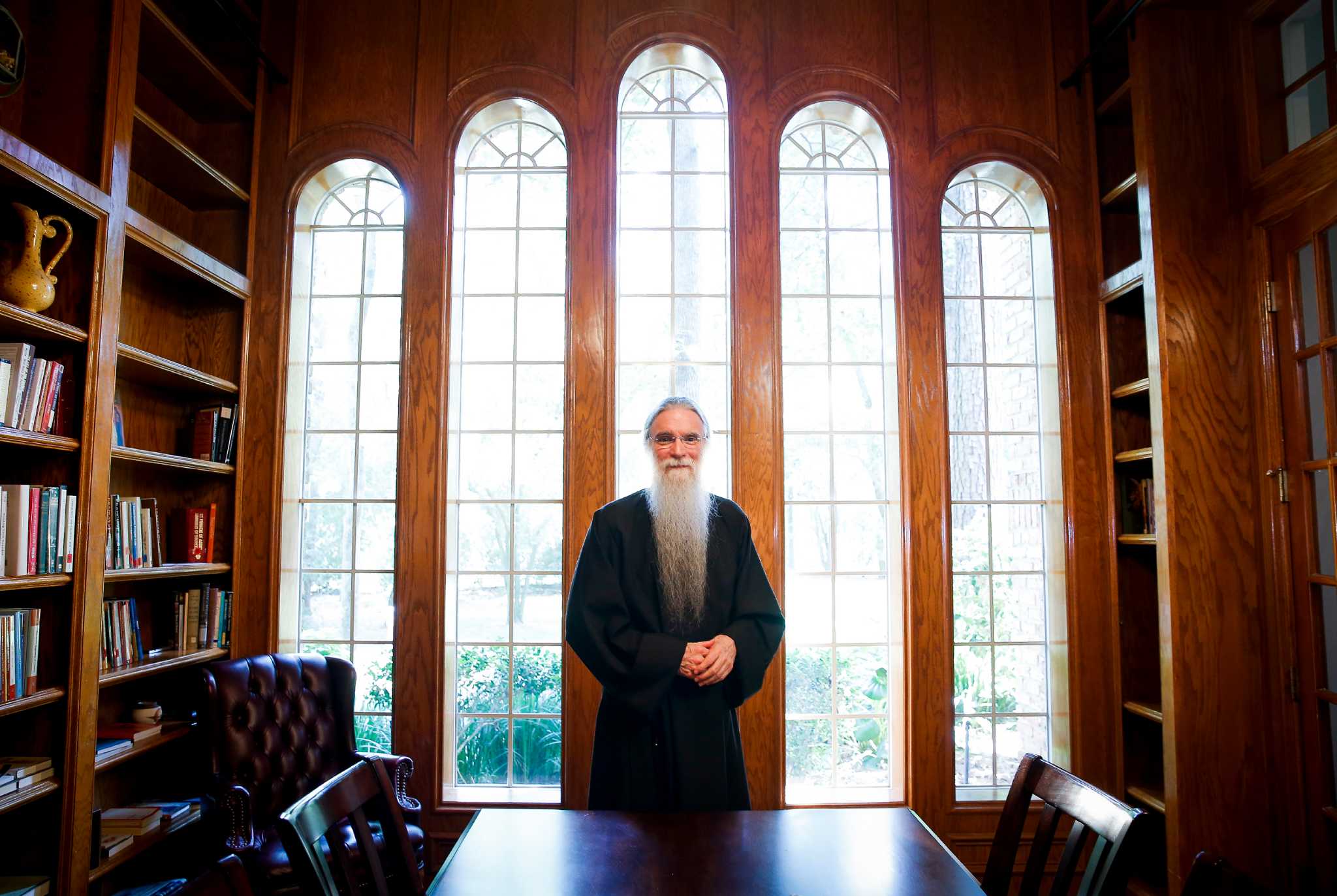 With beard and bible, monastery leader touts the contemplative life