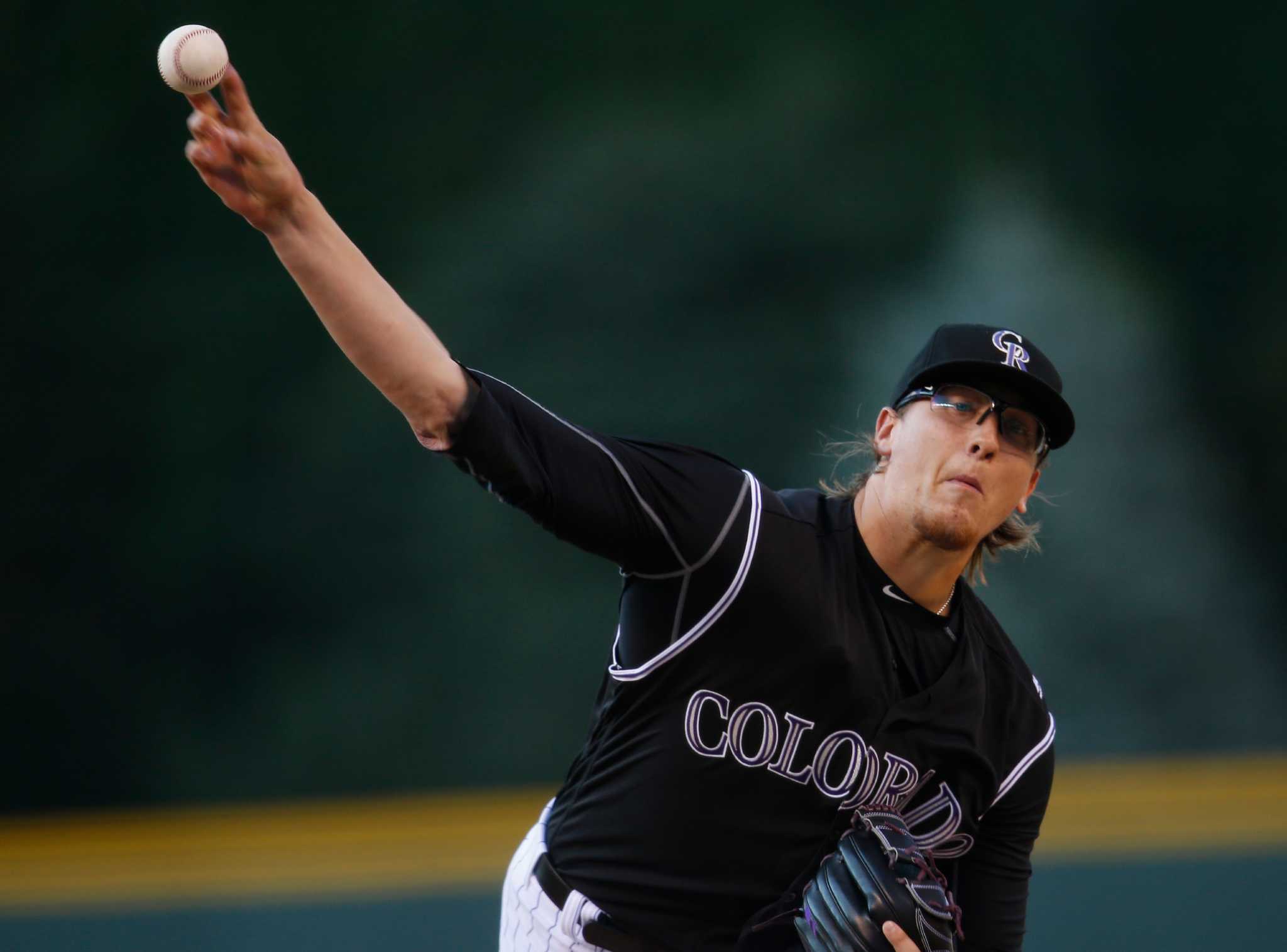 Hoffman gets hit in MLB opener