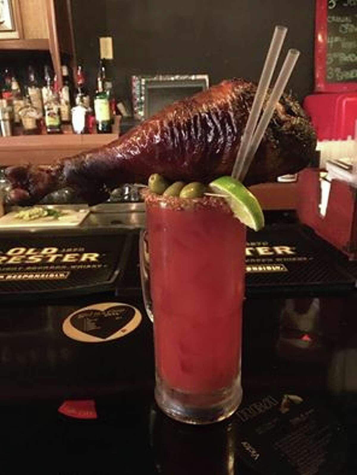 San Antonio bar serving 'crazy' turkey leg michelada, chicken-on-a ...