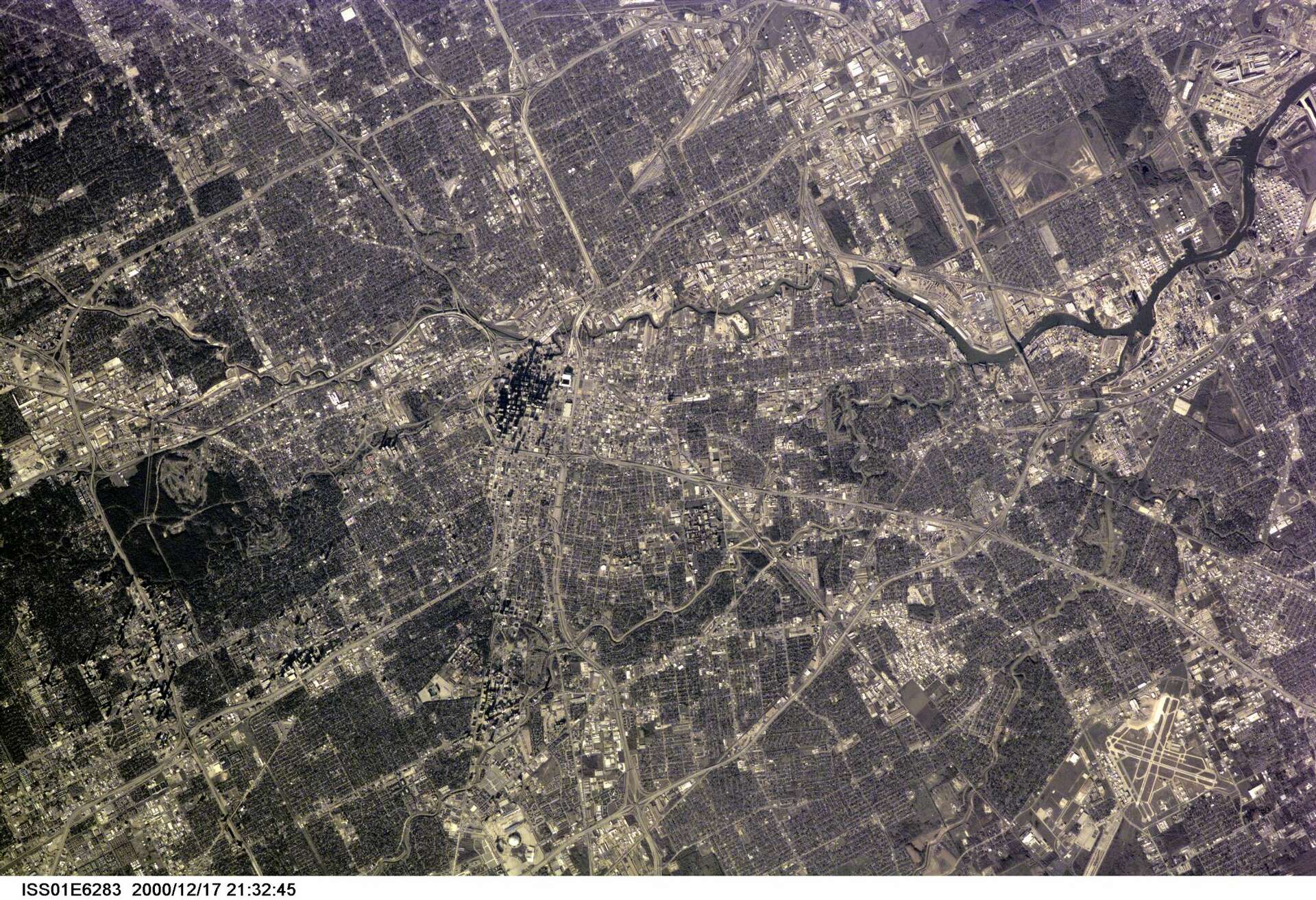 What does Houston look like from space?