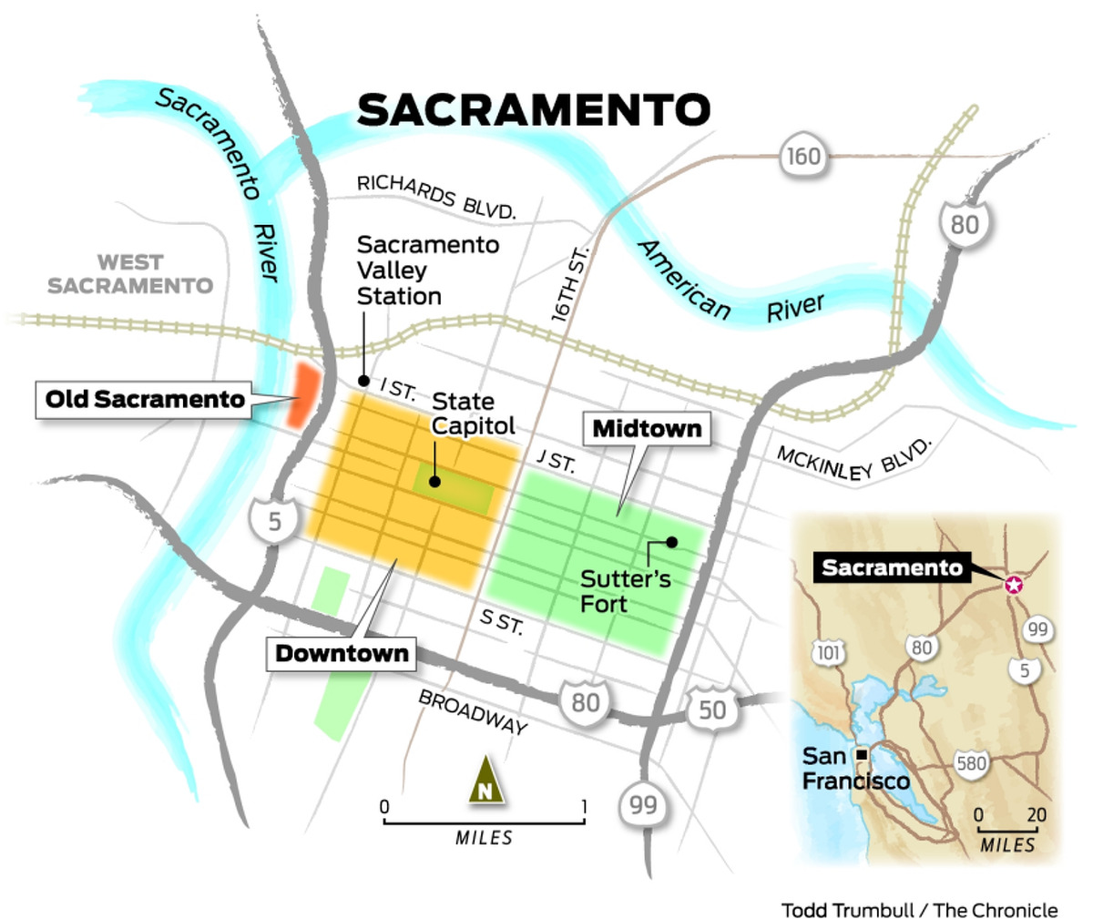 Sacramento by rail