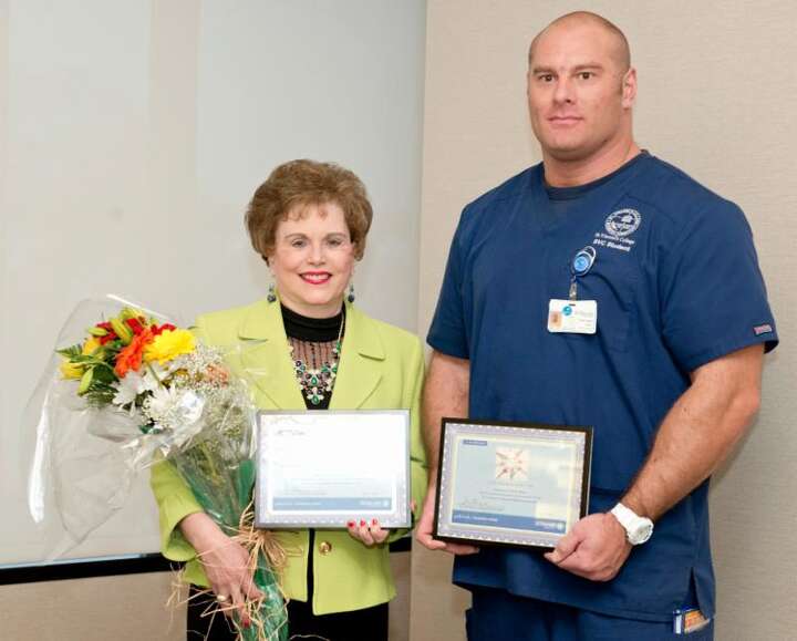 St. Vincent’s honors pair of volunteers