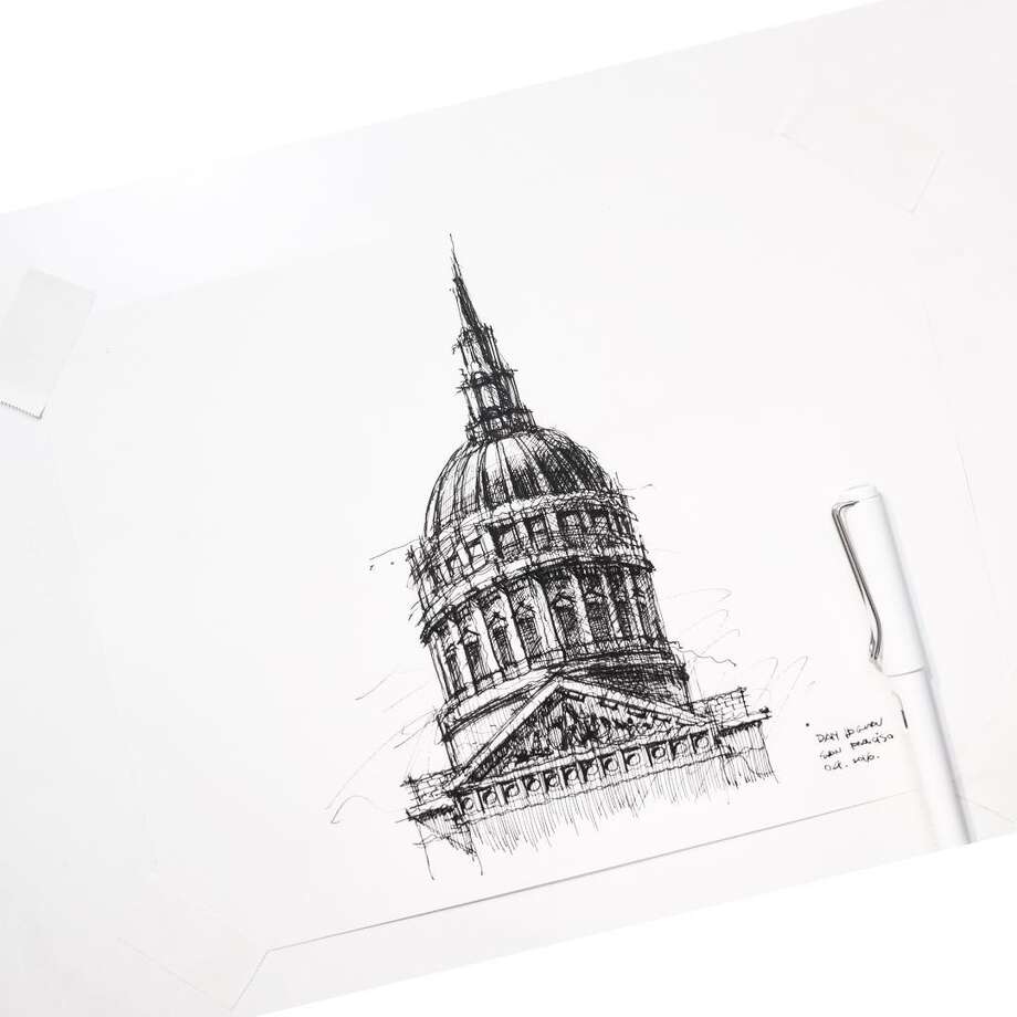 Architect's love of San Francisco buildings shows in his sketches - SFGate