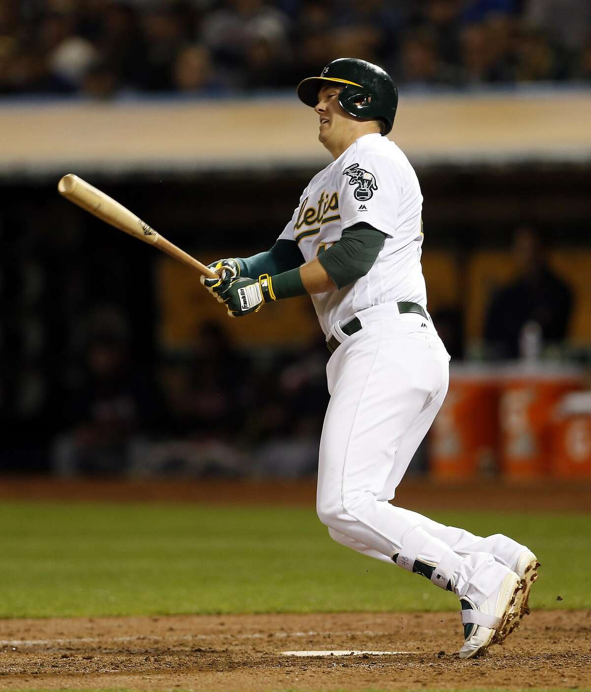 A’s Ryon Healy gets 1st start at one of his new spots