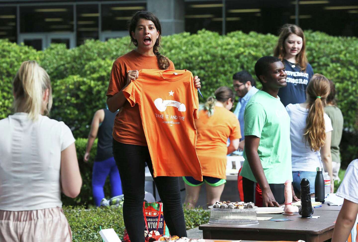 Dildos Descend On Ut Austin In Cocks Not Glocks Protest Of Guns On Campus
