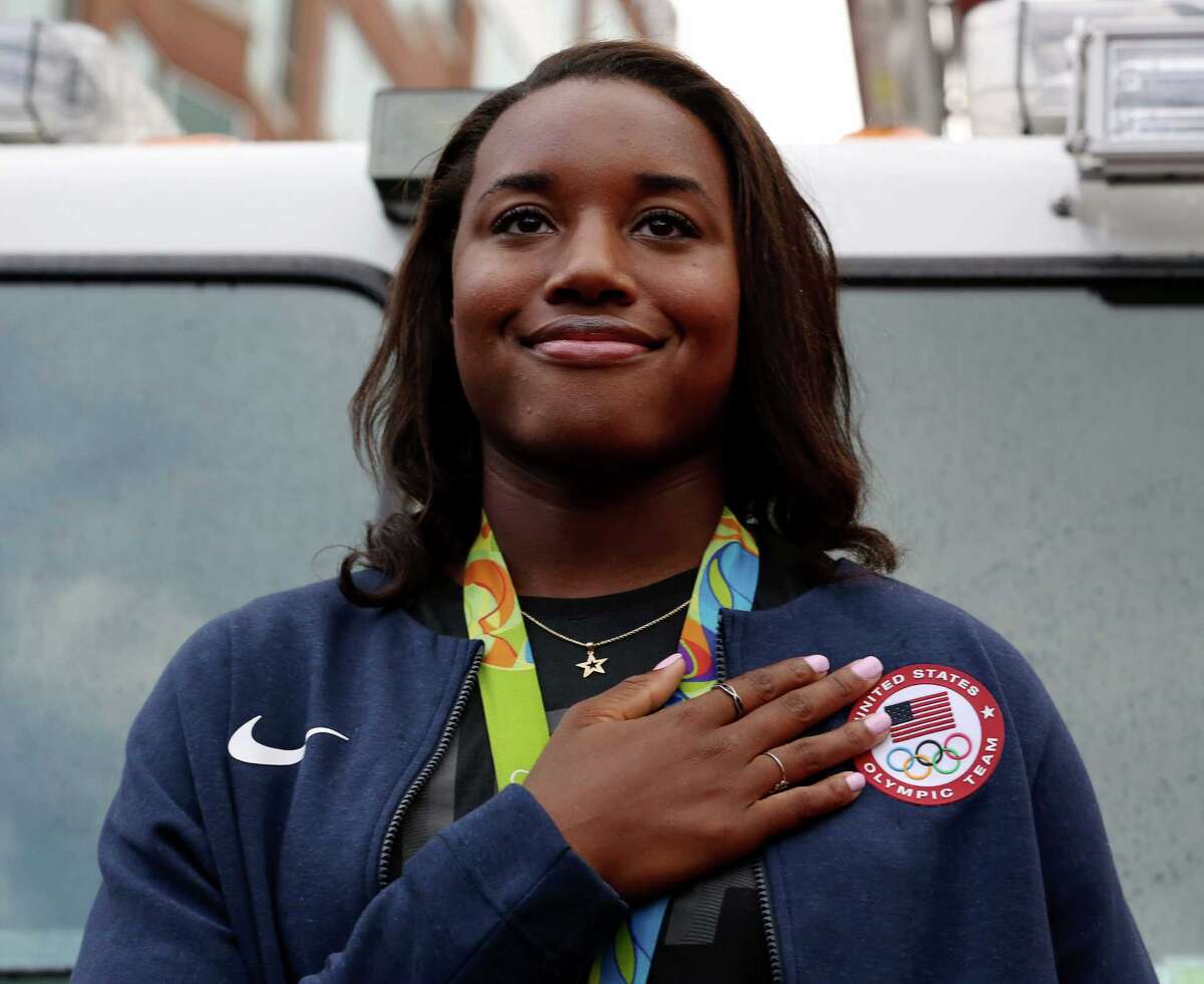 Welcome home: Olympians Simone Manuel and Steven Lopez return to Sugar Land