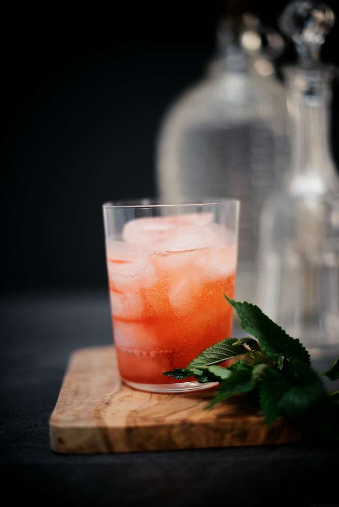 A Brown Kitchen: Preserve summer with Strawberry-Shiso Shrubs