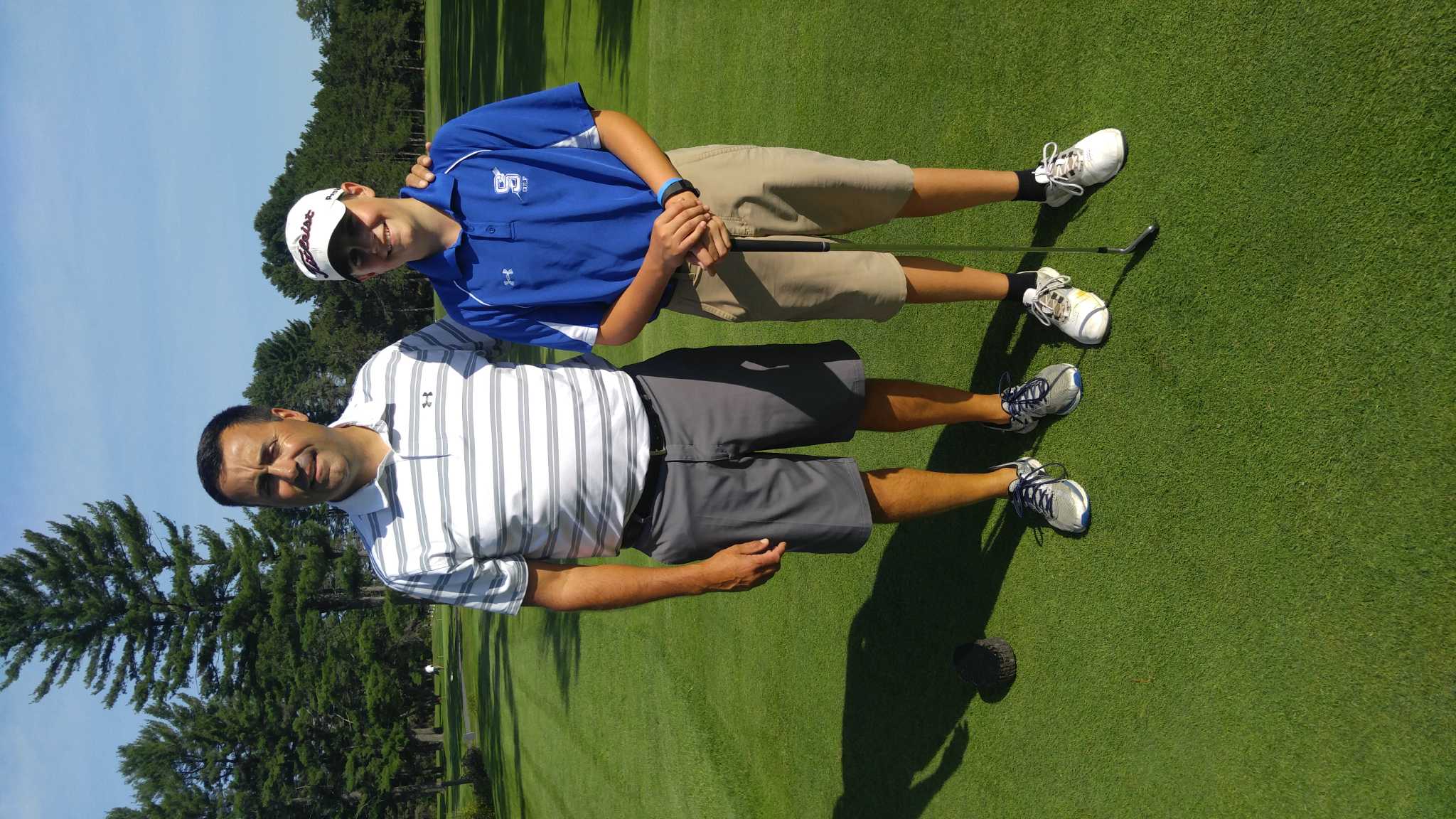 Saratoga father, son on opposite sides of golf match