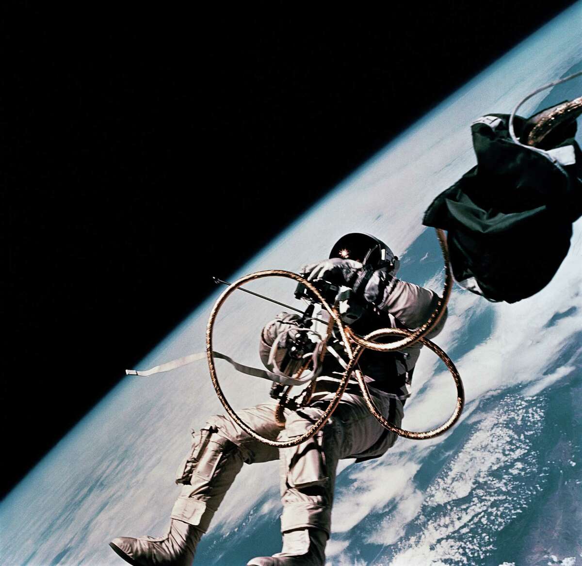 San Antonian Ed White was the first American spacewalker 56 years ago today