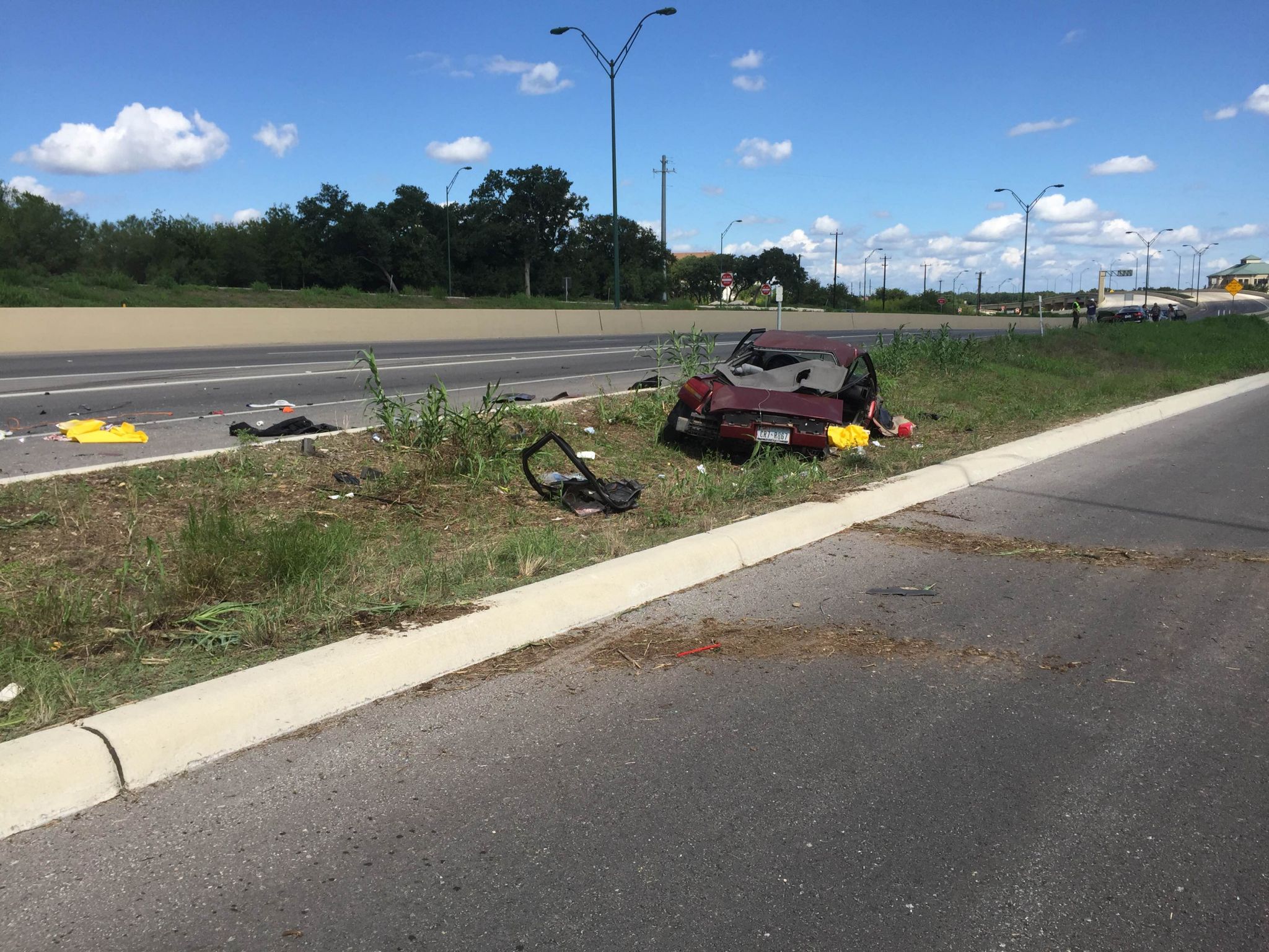 Two in critical condition after rollover car crash on the North Side