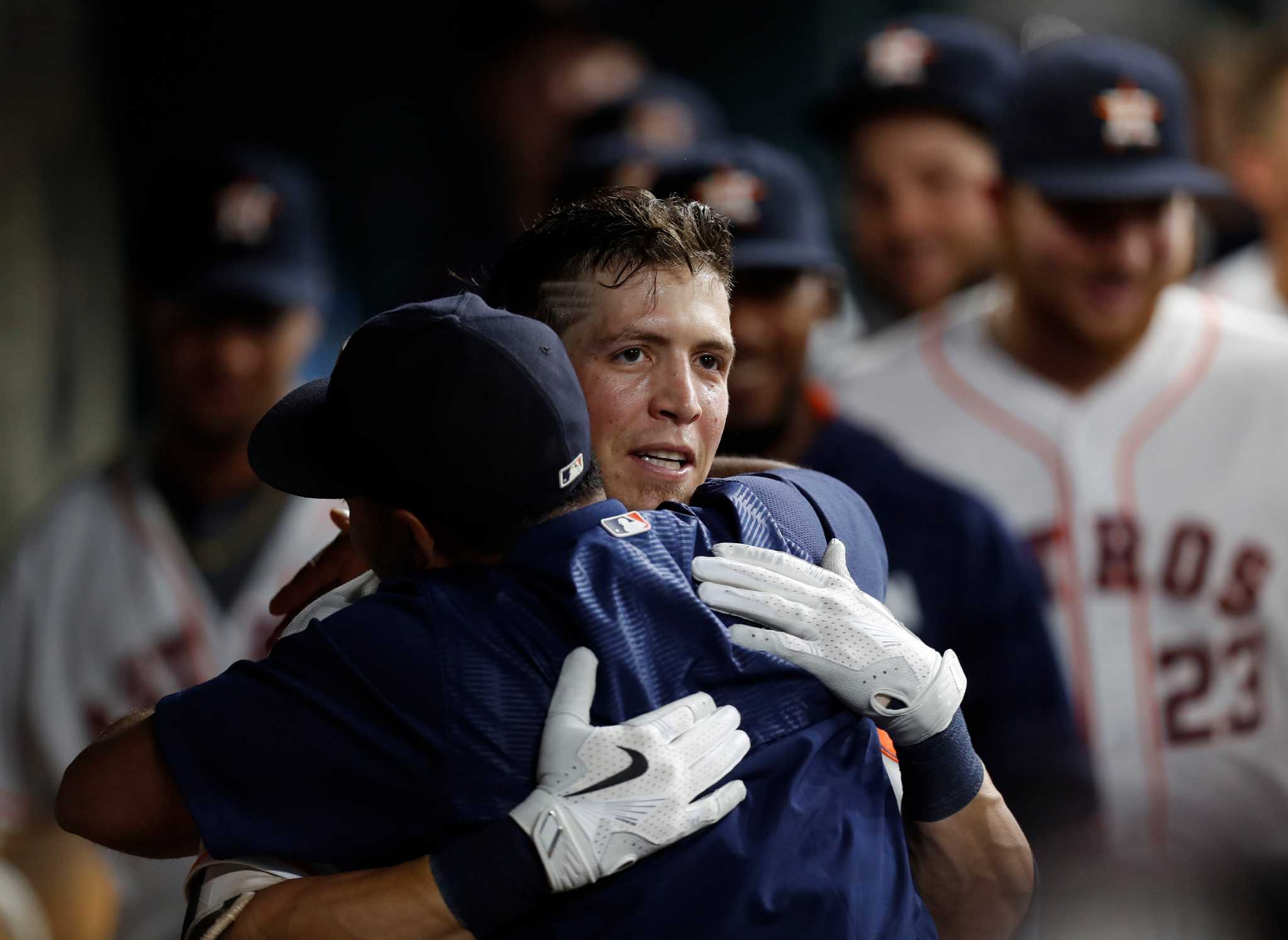 Colby Rasmus sets tone in return as Astros top A's