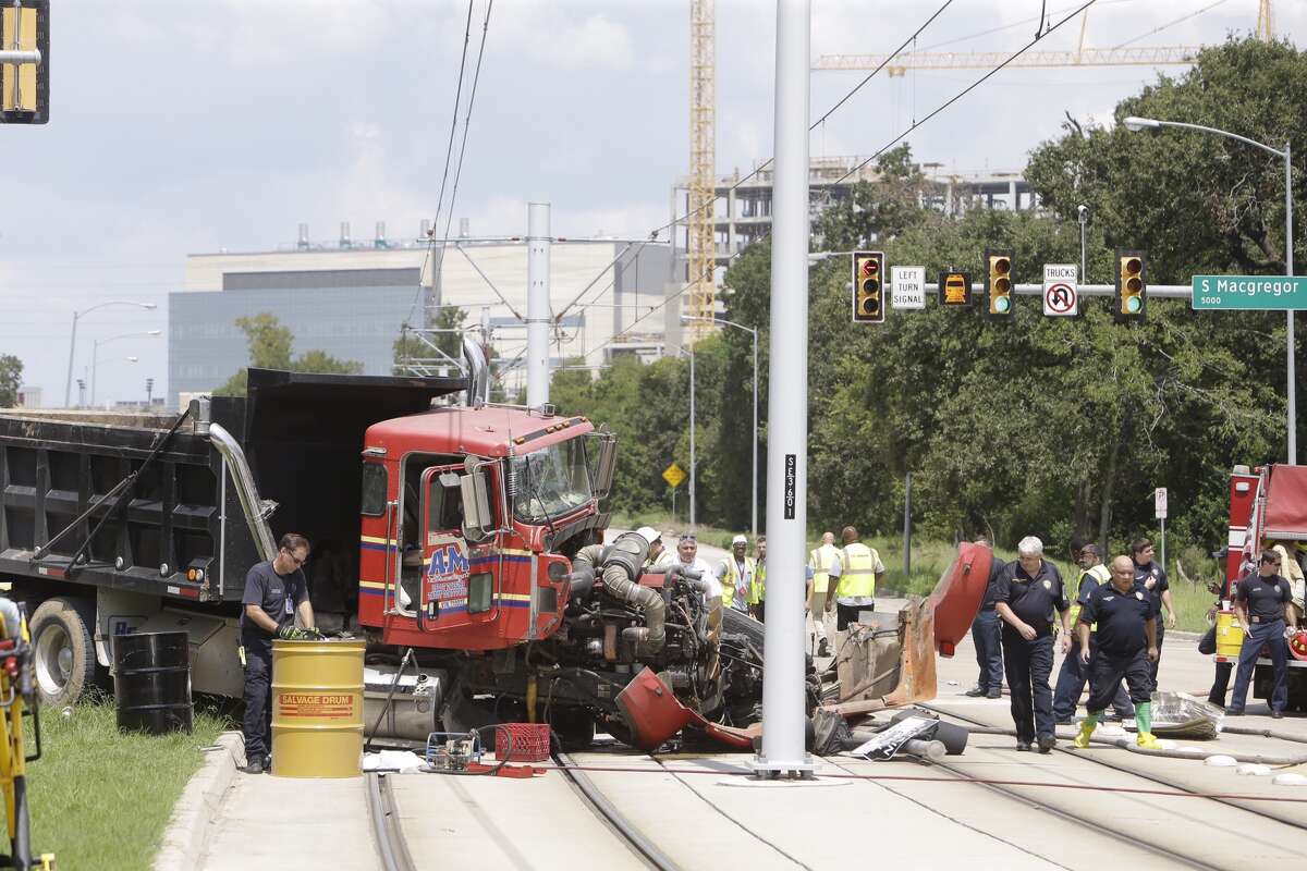 MetroRail train involved in crash near University of Houston