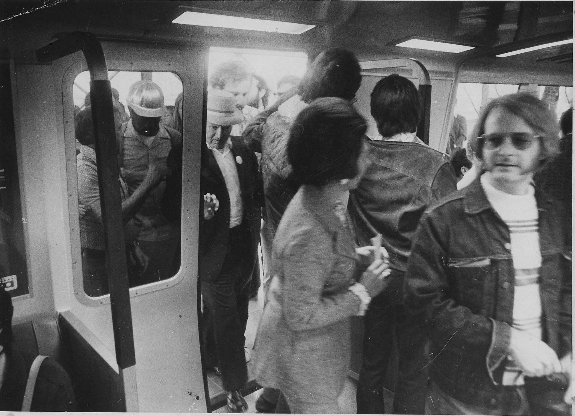 Here's what BART looked like on the original 1972 opening day