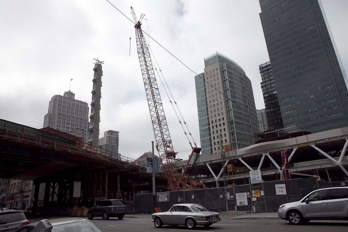Construction of Transbay Transit Center running late