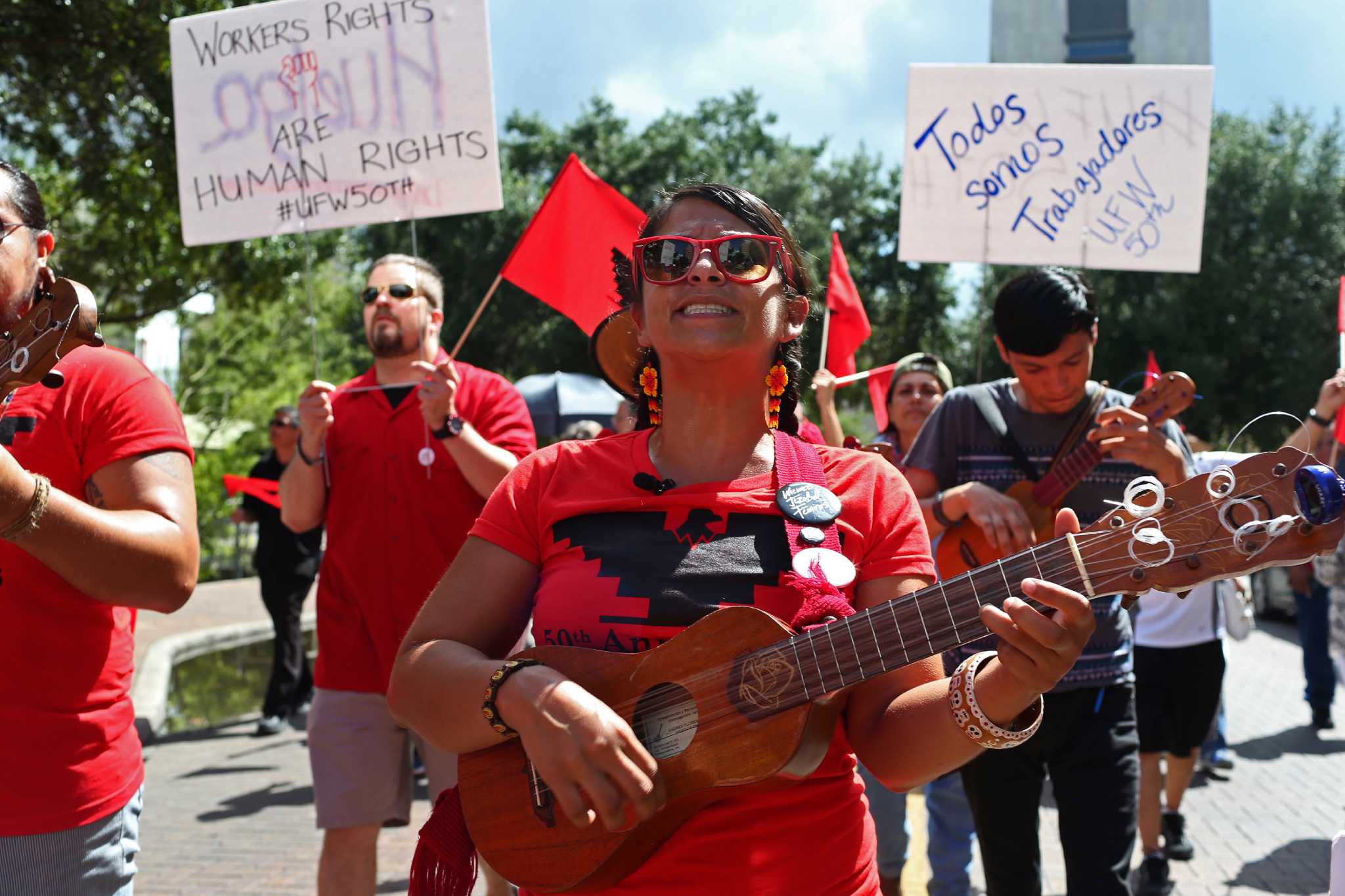 Labor Day this year honored farm workers who marched 50 years ago