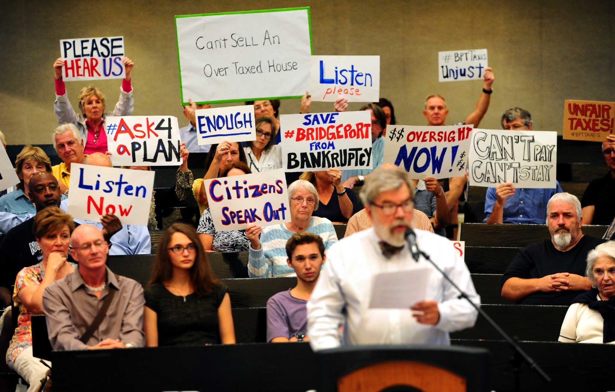 Protest Held at Bridgeport City Hall