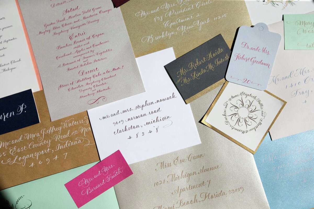 Calligraphers master the skill of beautiful handwriting