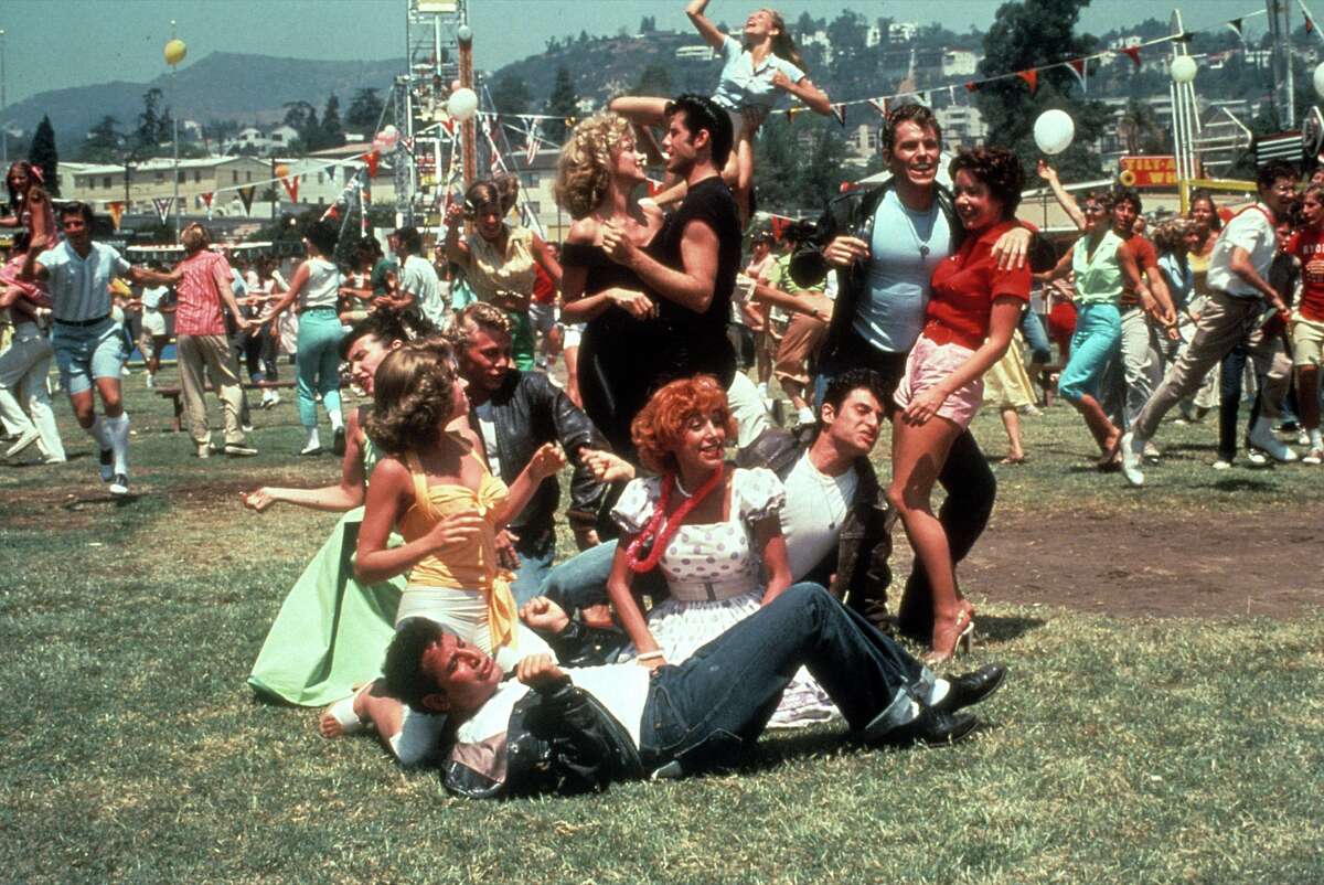 Stills from the movie 'Grease'
