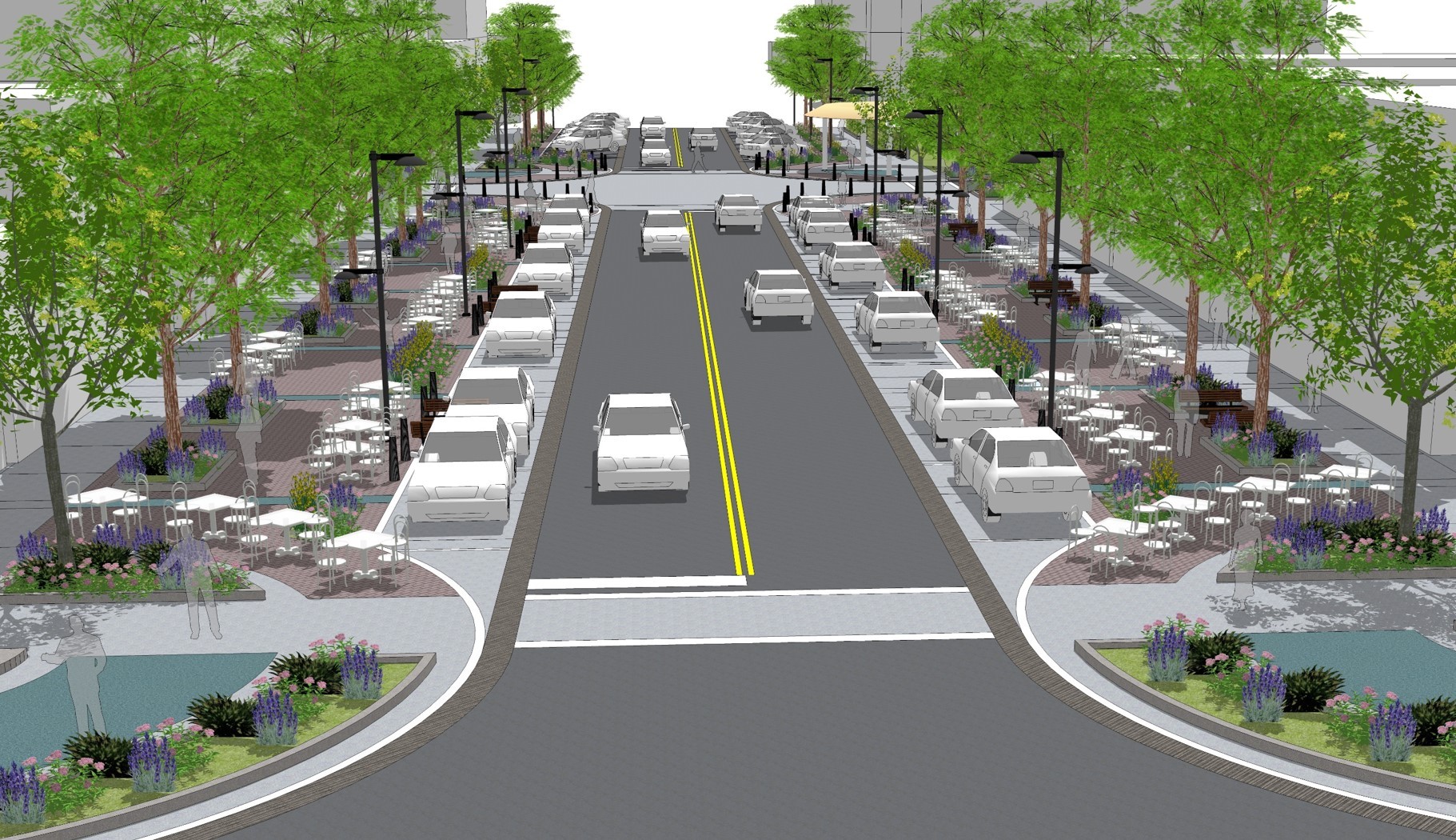 Downtown Midland streetscape concept OK'd