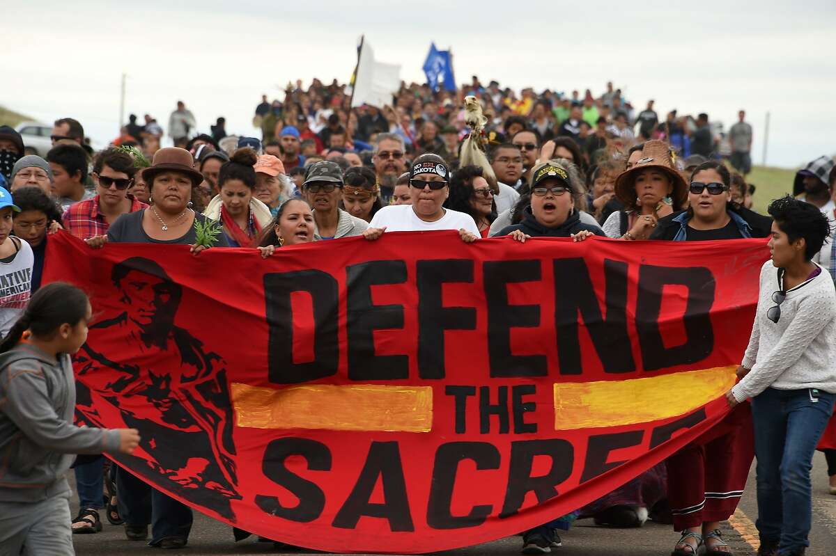 I join Standing Rock Sioux protest of pipeline across sacred land